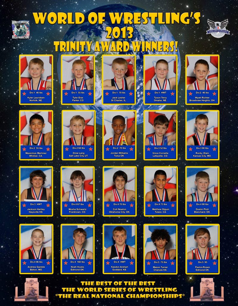 2013 Trinity Award Poster – World of Wrestling