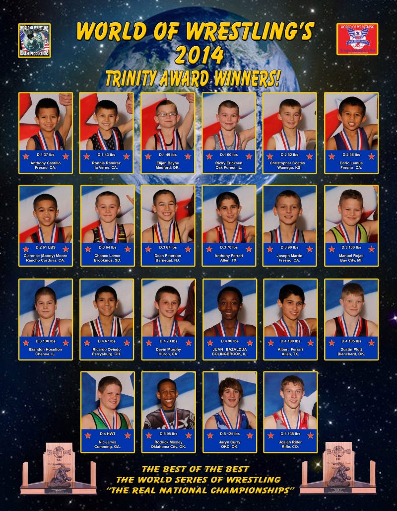 2014 Trinity Award Poster – World of Wrestling