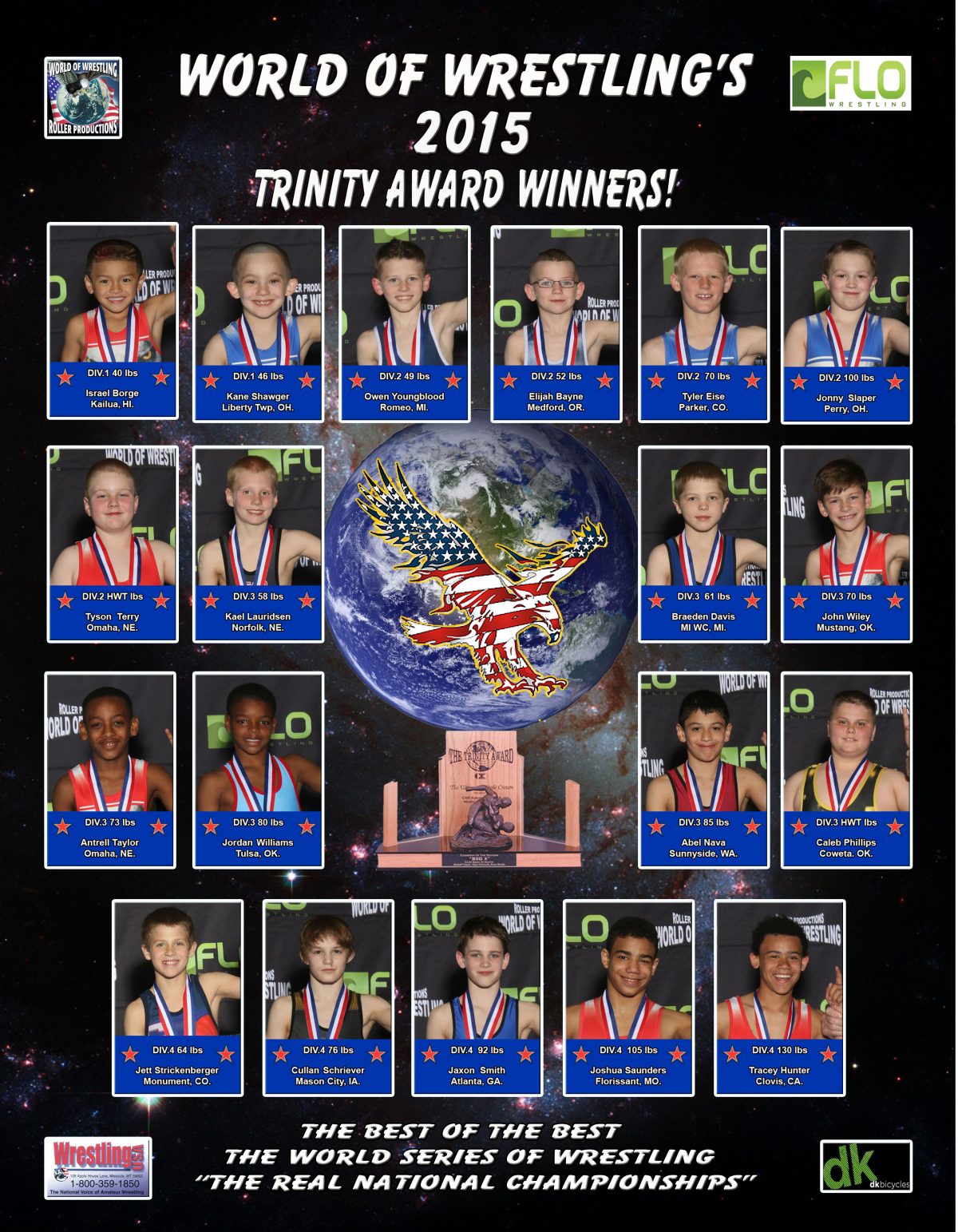 2015 Trinity Award Poster – World of Wrestling
