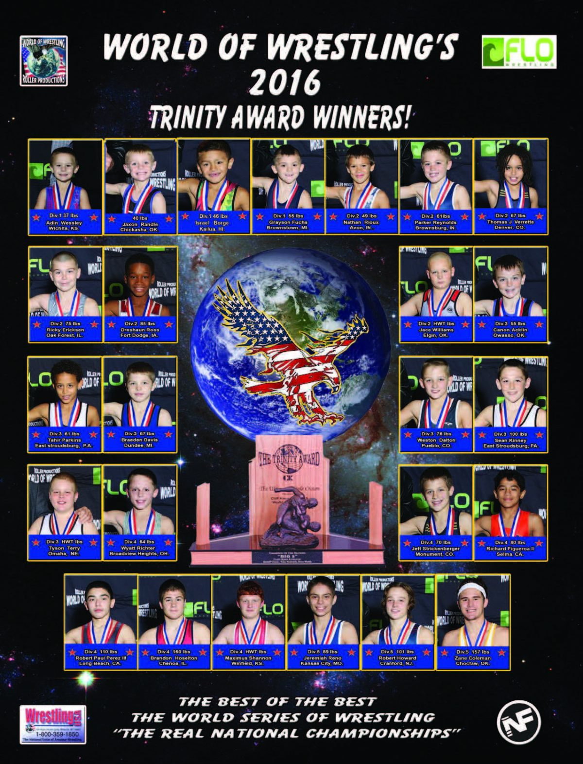 2016 Trinity Award Poster – World of Wrestling